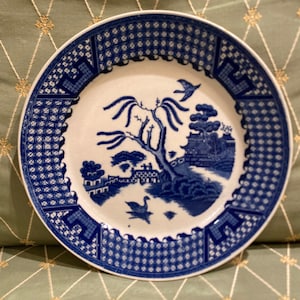 Blue Willow Dinner Plate - Etsy