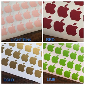 Custom Color and Glitter Sparkle Apple Logo Decal Sticker for Iphone ...