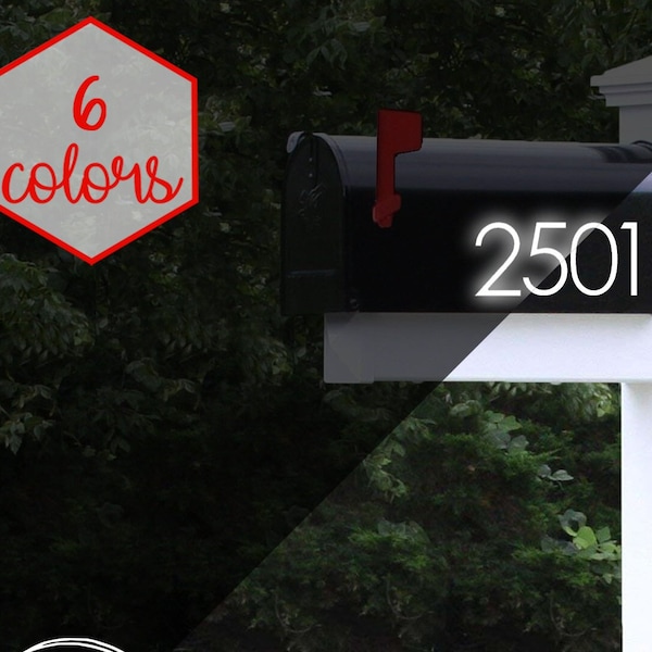 Custom Reflective Numbers - Etsy