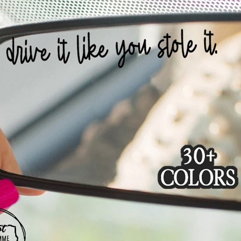 Vanity Mirror Decal - Etsy