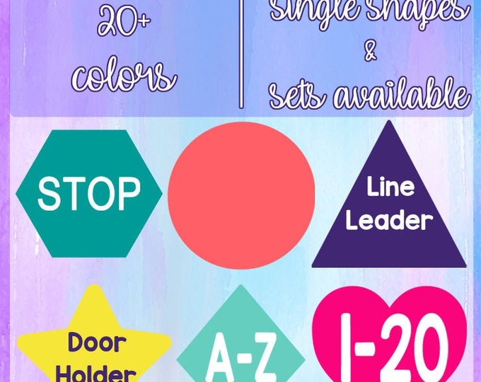 Line up Dots Floor Markers Door Holder Leader School Spots Shapes Ideas ...
