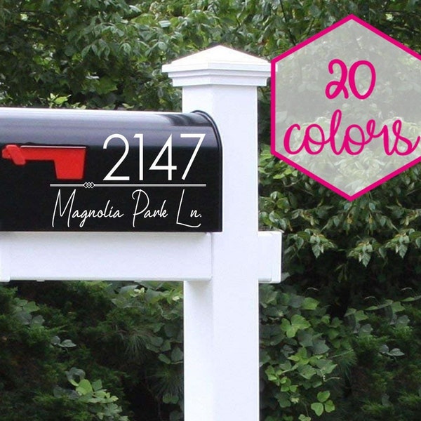 Mailbox Sign With Name and Address - Etsy