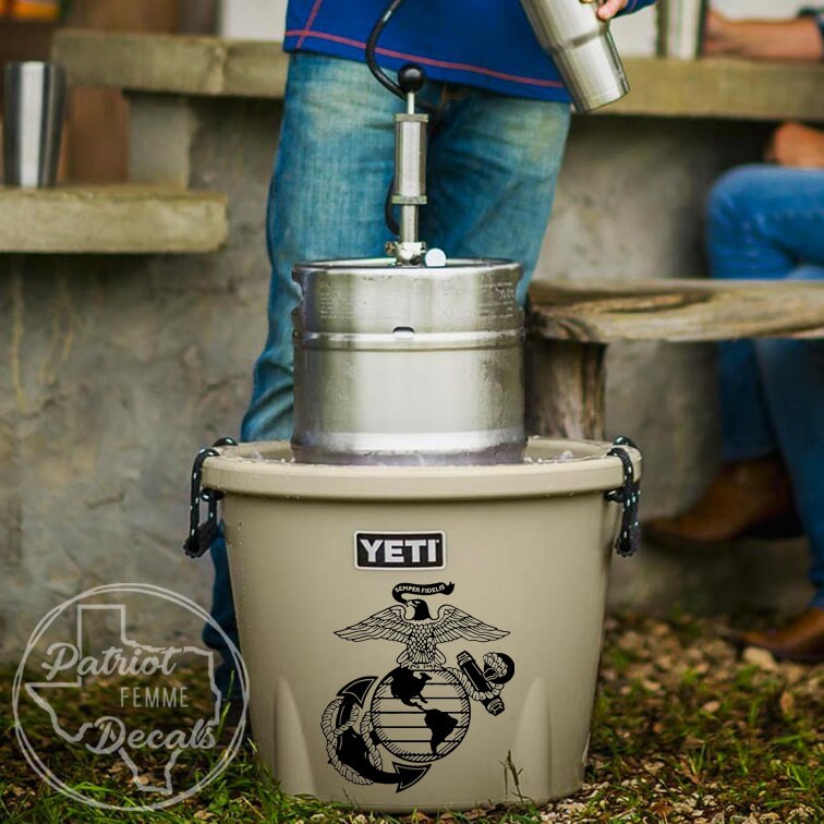 USMC Insignia Decal Logo EGA Decals Eagle Globe Anchor Window - Etsy