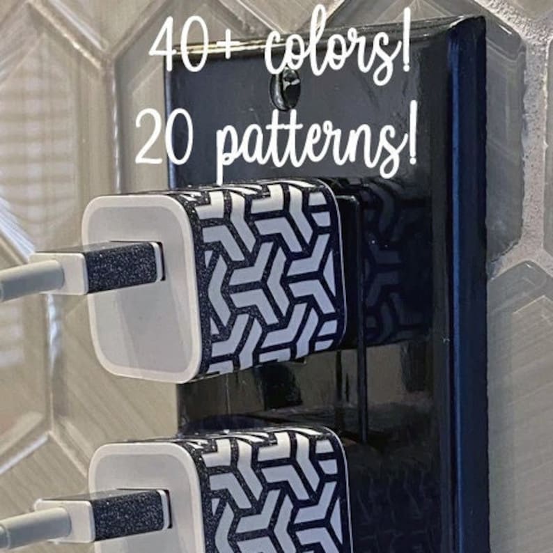 Custom Iphone Charger Decal USB Adapter Wrap Skin 11 Pro Rose - Etsy