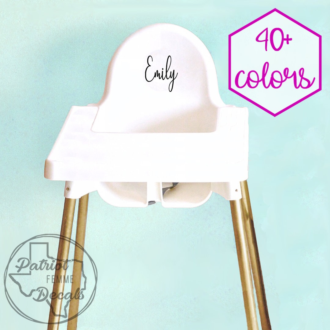 Custom Kid's Furniture Decal Name Sticker Label Kids Room Decor Ideas ...