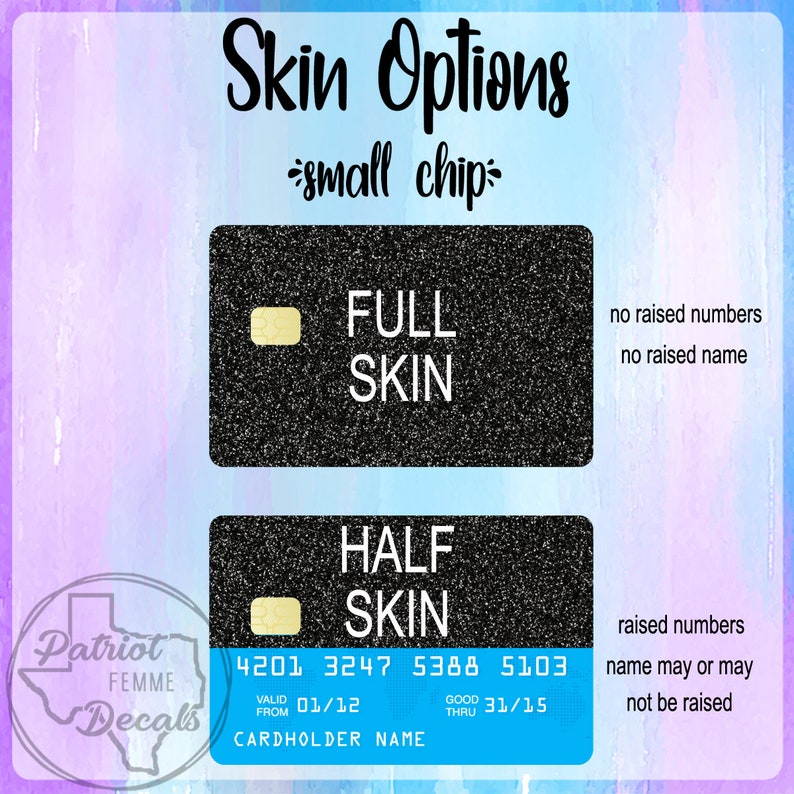 Custom Debit Card Skin Wrap Decal Credit Decals Budget System - Etsy