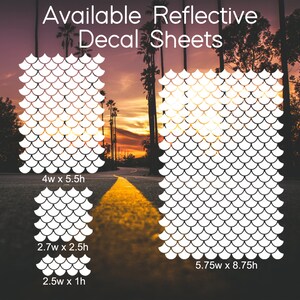 Mermaid Reflective Bike Safety Decals Helmet Body Decal Fork Rim Rims ...