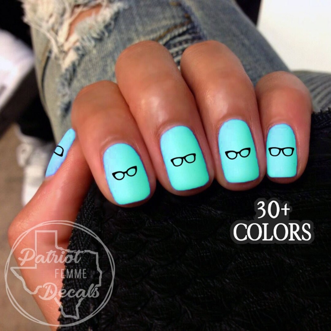 Eyewear Nail Decals Decal Tech Optician Optical School Grad Office Gift ...