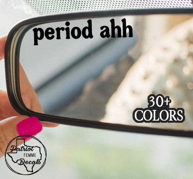 Period Ahh Sticker Ah Ahhh Uh Uhh Uhhh Brit Britt Barbie Tiktok Car Tik ...