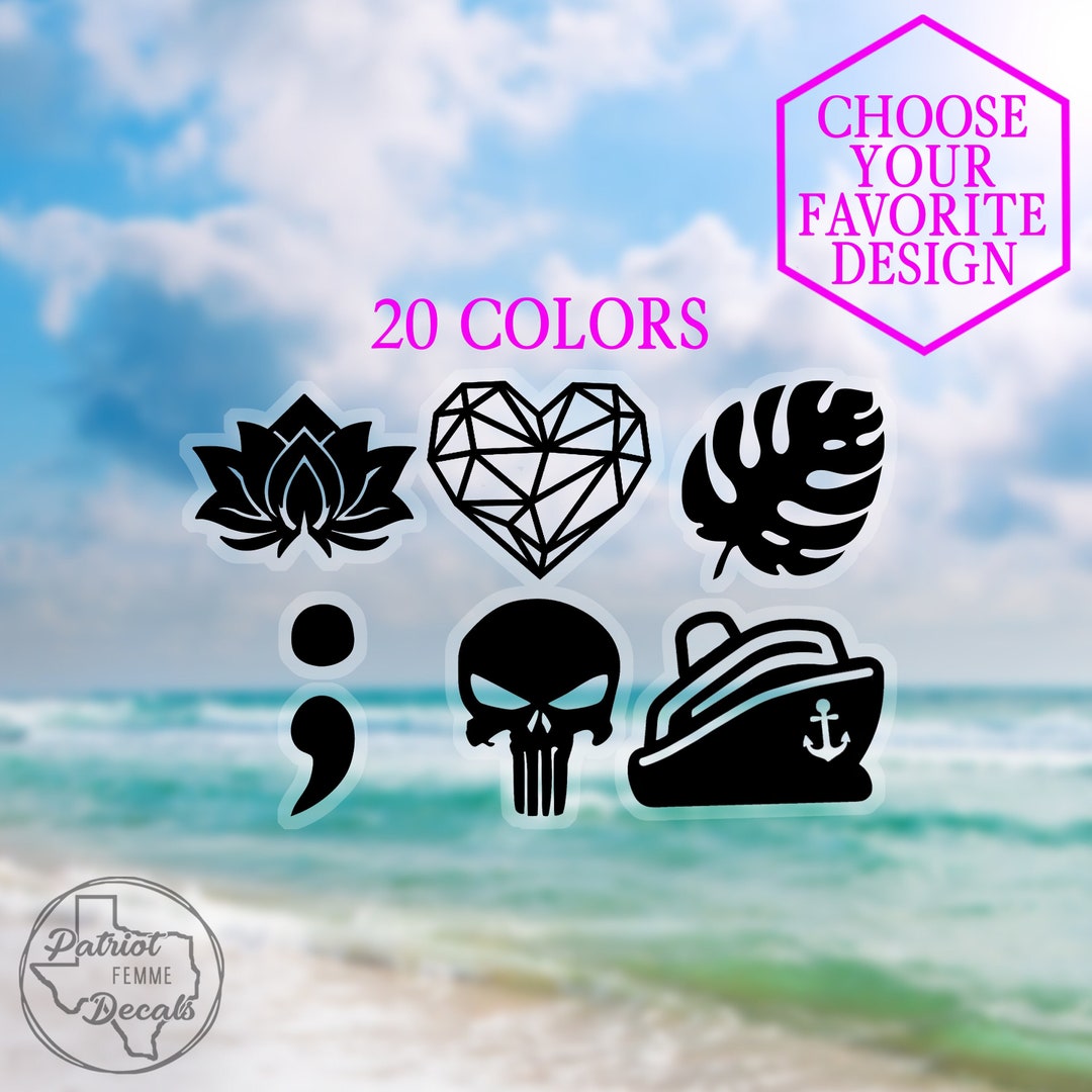 Modern Tanning Decals Custom Body Stencils Custom Gift Idea Cruise ...