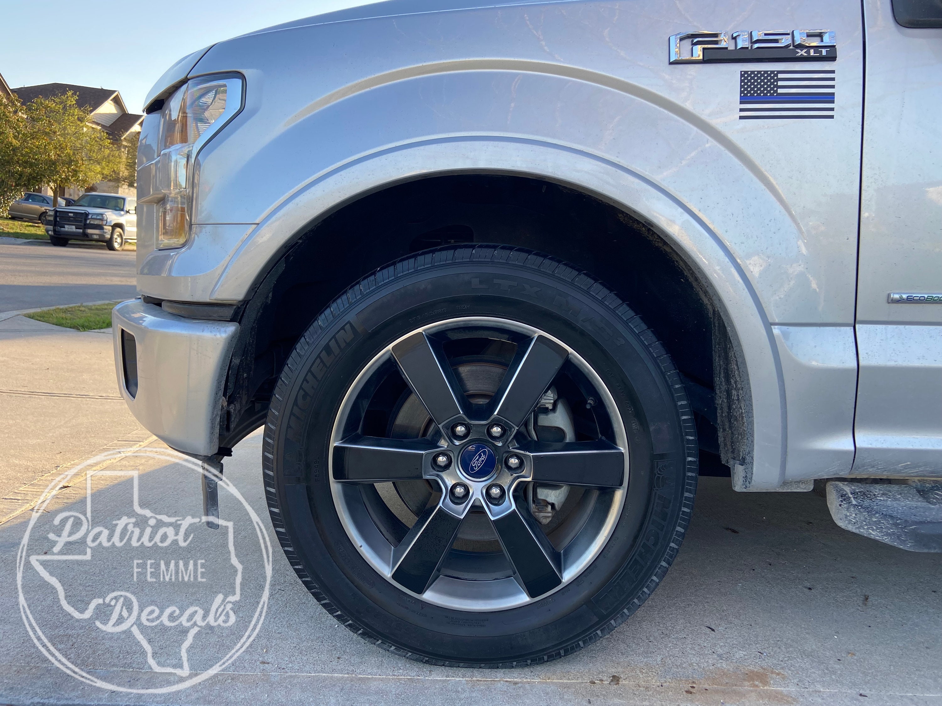 F150 Black Vinyl Wheel Overlay Ford F 150 Wheels Ideas Stock - Etsy