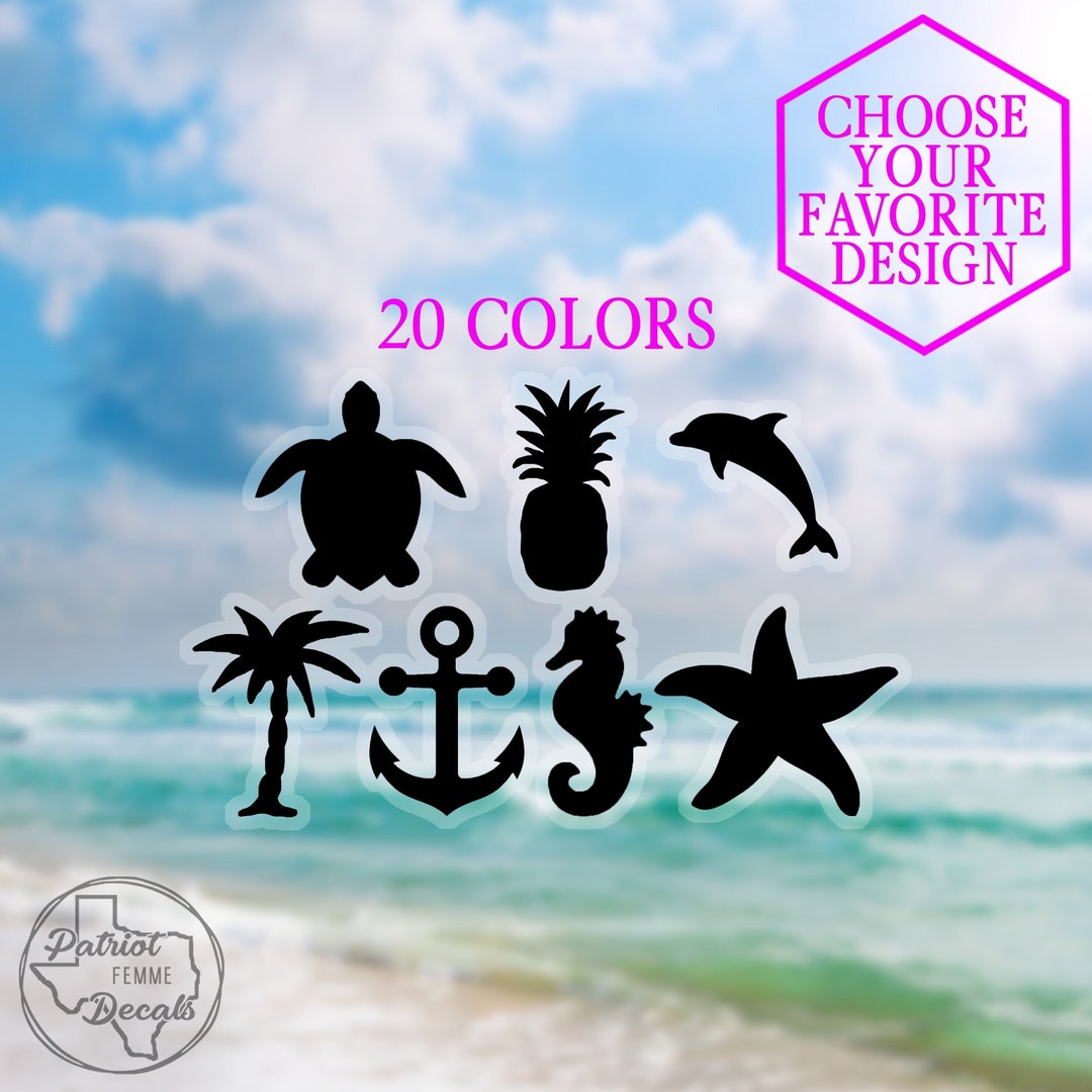 Summer Tanning Decals Custom Body Stencils Custom Gift Idea Cruise ...