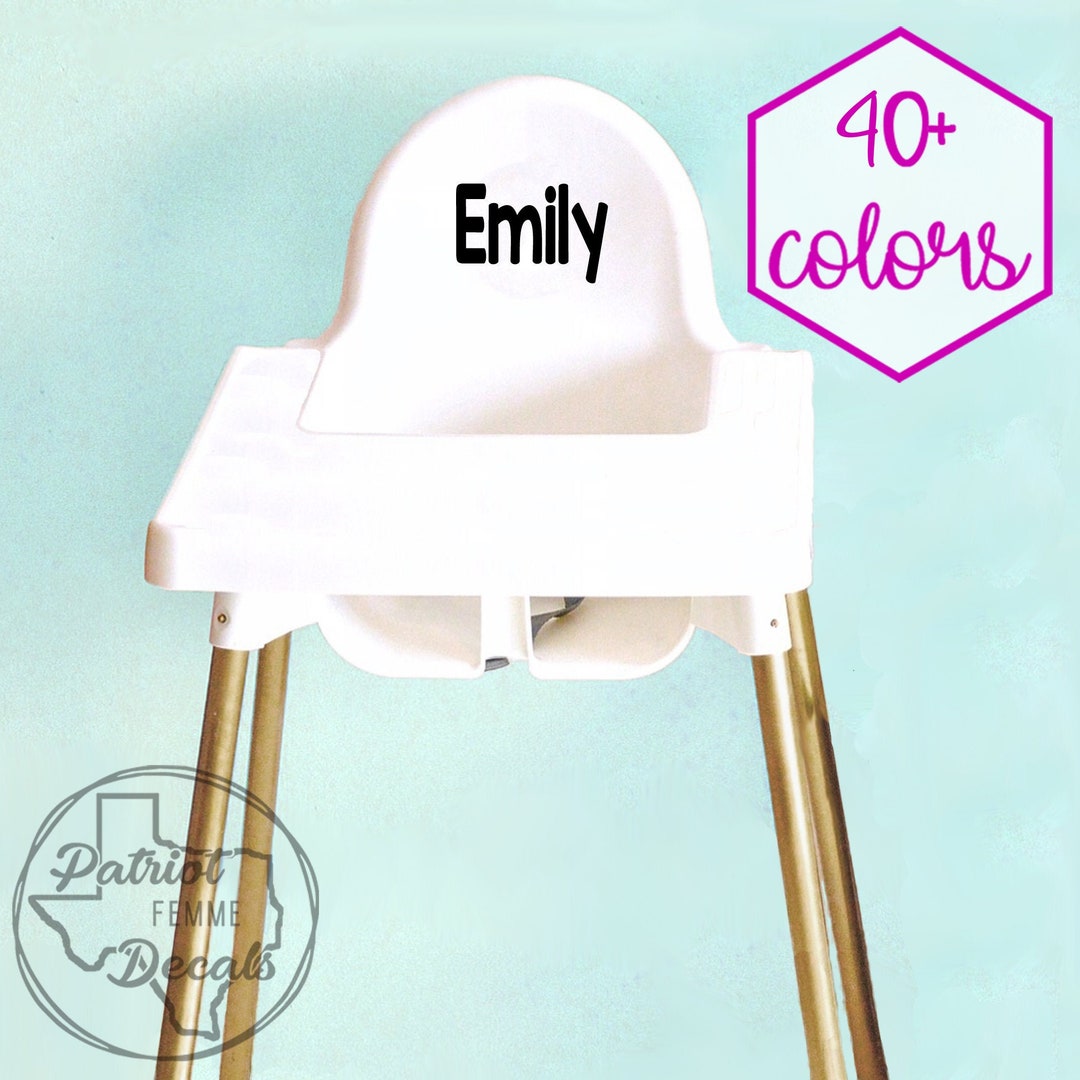 Custom Kid's Furniture Decal Name Sticker Label Kids Room Decor Ideas ...