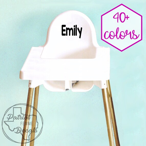 Custom Kid's Furniture Decal Name Sticker Label Kids Room | Etsy