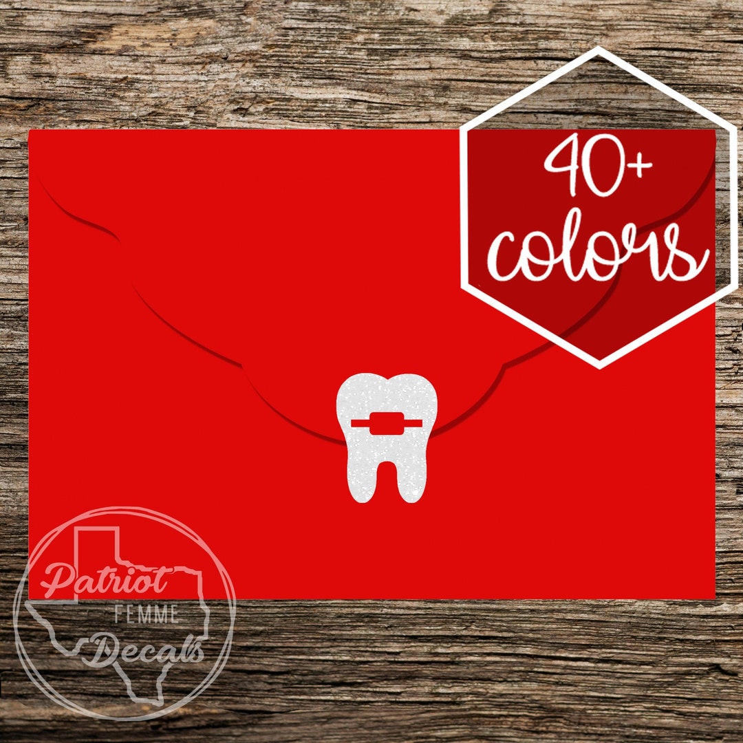 Orthodontics Braces Tooth Decal Set of Orthodontic Stickers Teeth ...