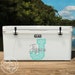 Custom Cheetah Monogram Decal Cooler Name Decals Yeti RTIC Boat RV ...