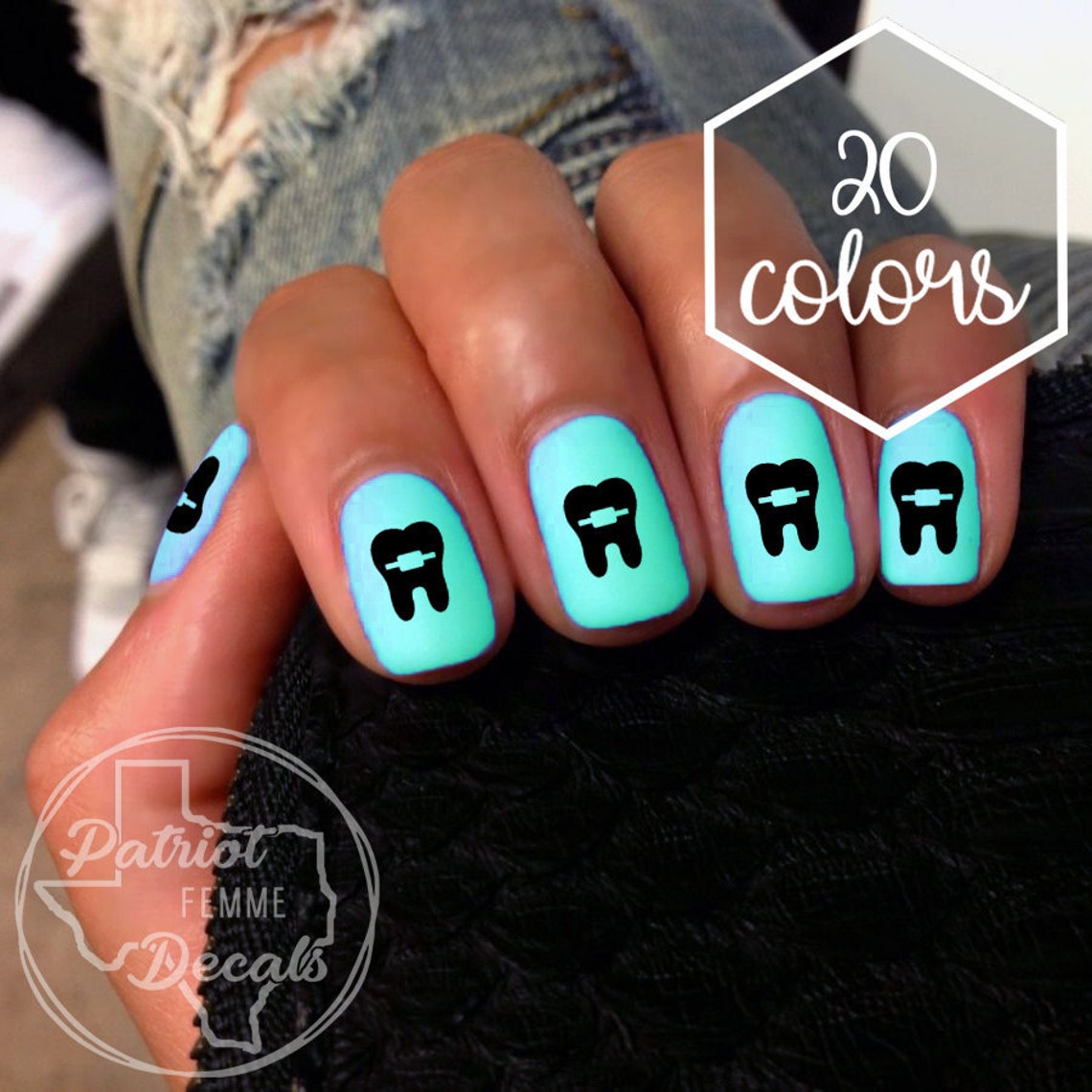 Braces Tooth Nail Decals Orthodontist Dental School Grad Gift - Etsy