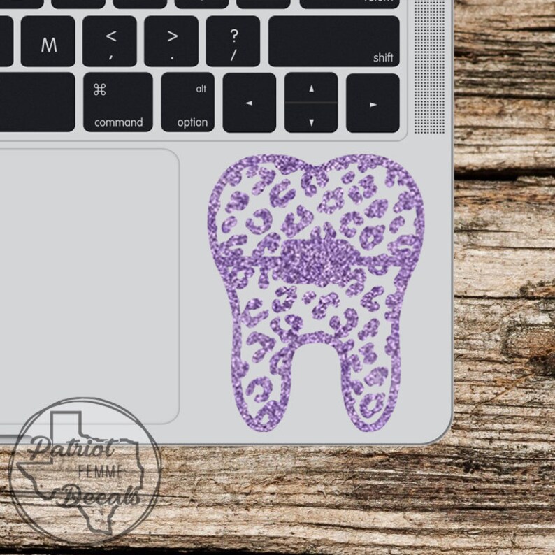 Braces Decal Tooth Sticker Gift Idea Ideas Decals Custom Teeth Stickers ...