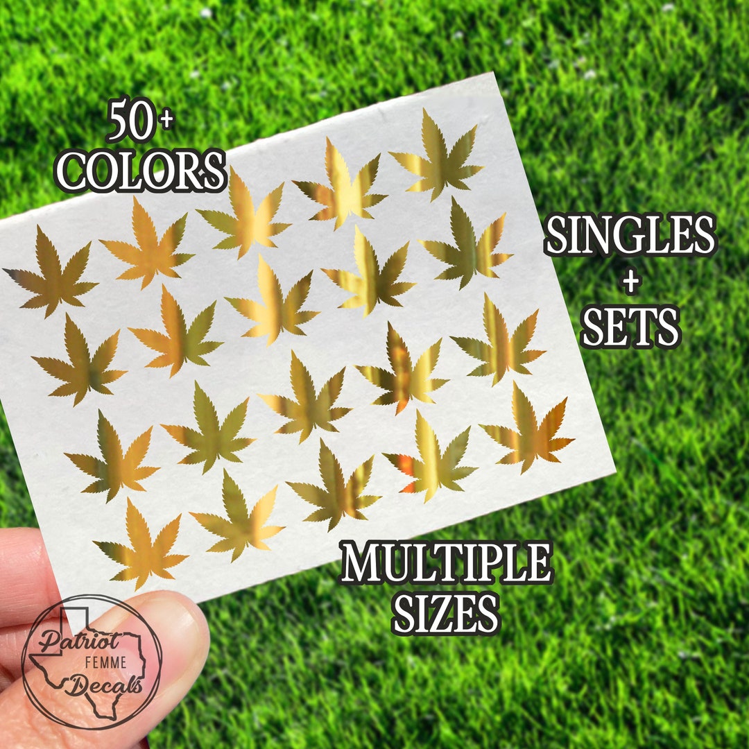 Hemp Stickers Envelope Seals Sticker Decal Decals THC 420 Herb Stoner ...