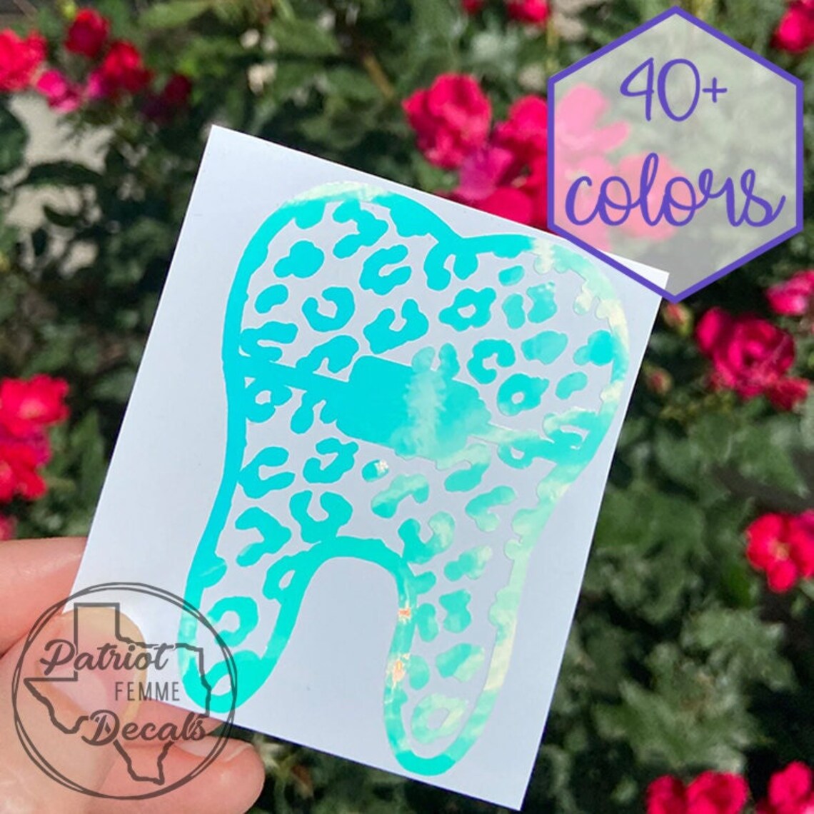 Braces Decal Tooth Sticker Gift Idea Ideas Decals Custom Teeth Stickers ...