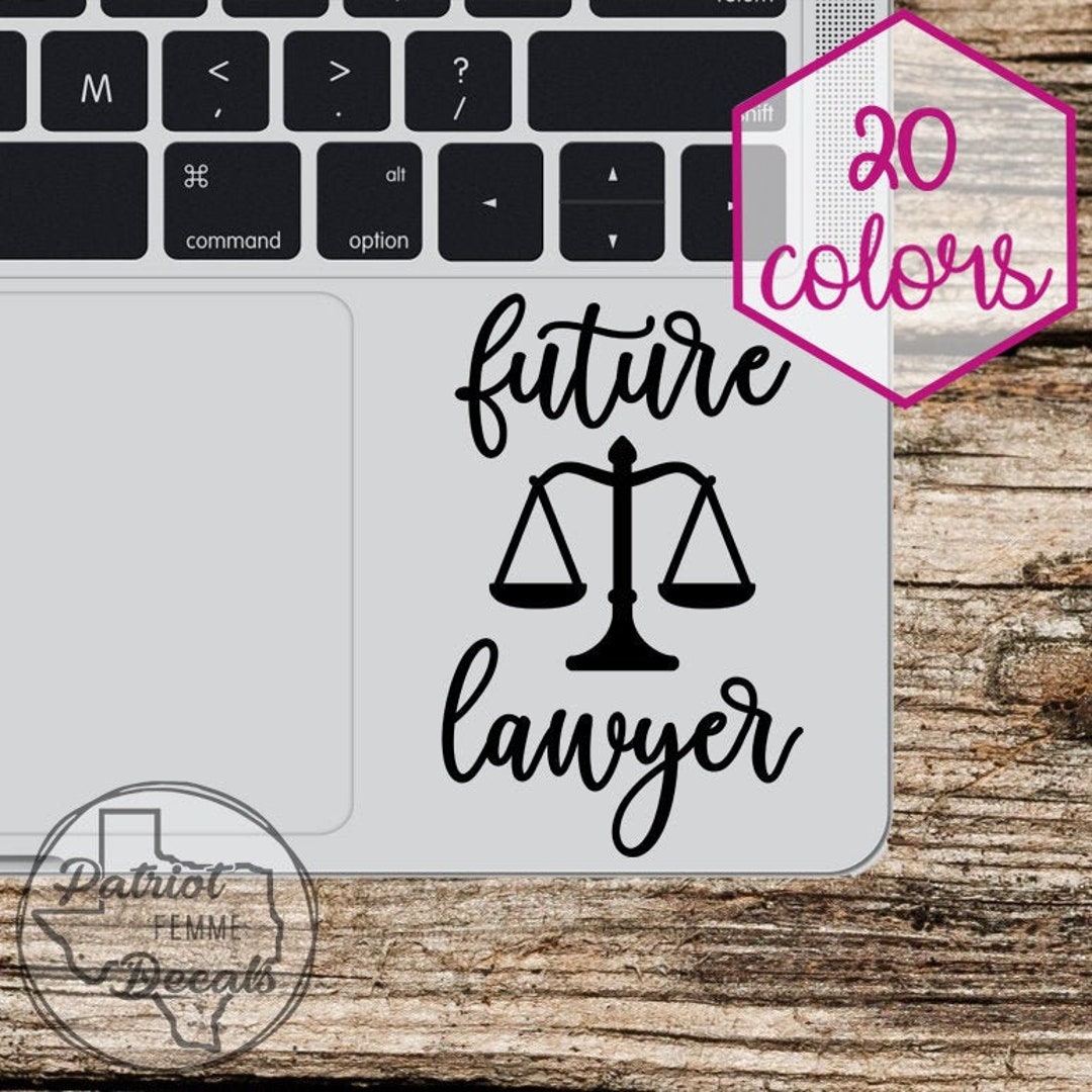 Future Lawyer Decal Sticker Attorney Gift Idea Ideas College Label ...