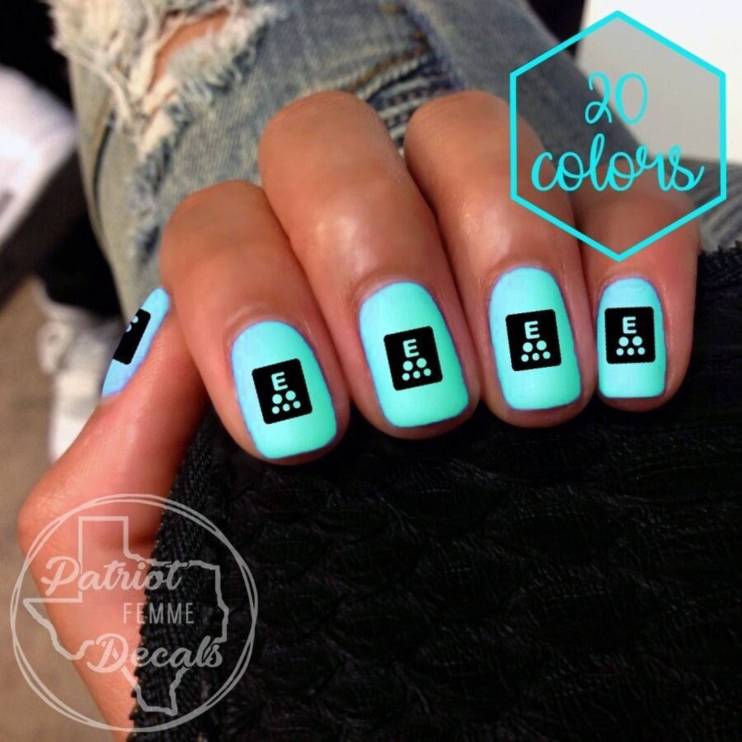 Eyewear Nail Decals Decal Set Optometry Optician Optical School Grad ...