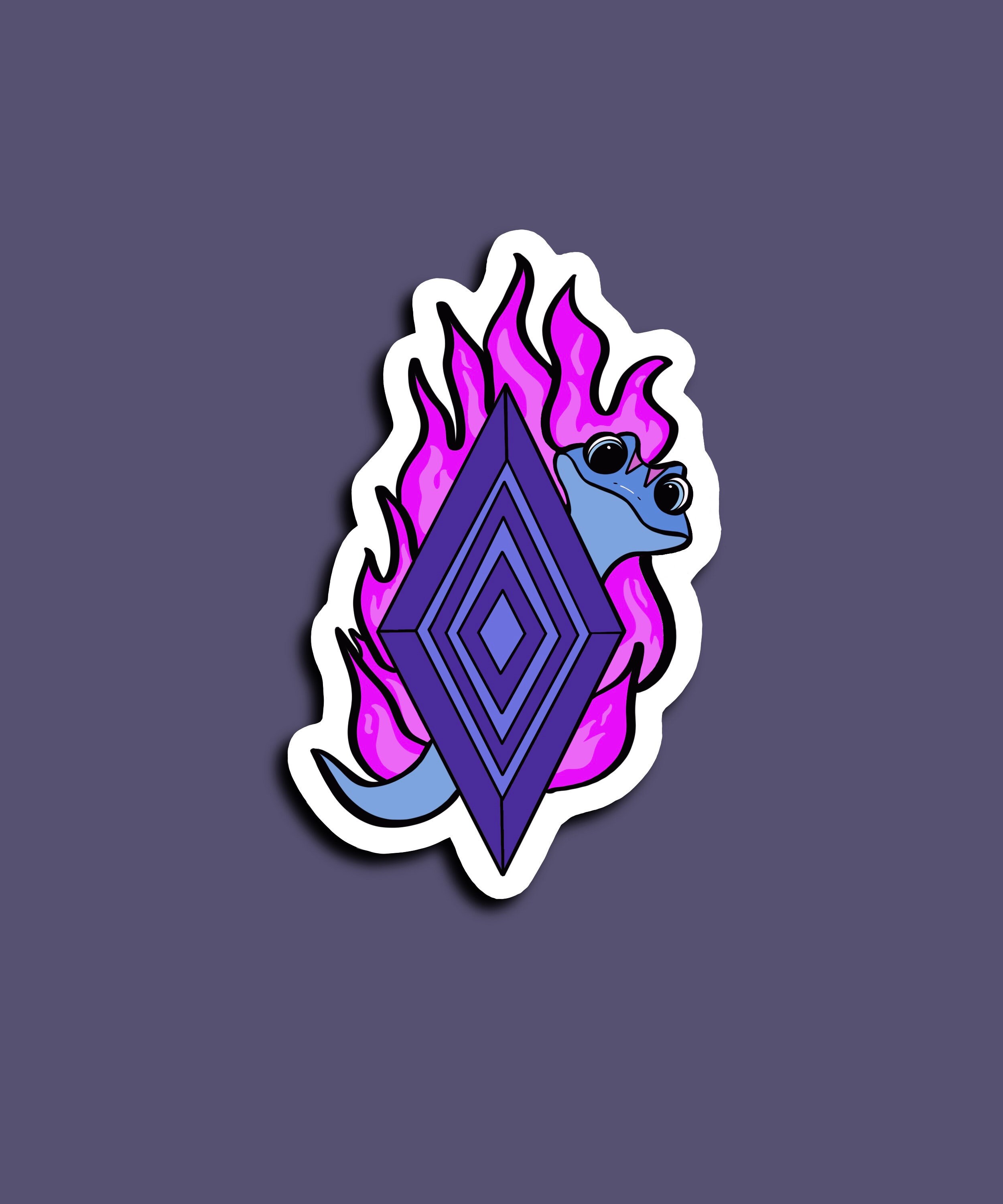 Bruni Sticker Fire Spirit Frozen 2 Anna Elsa | Etsy