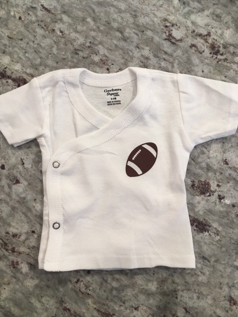 Football Side-snap Baby Shirt - Etsy