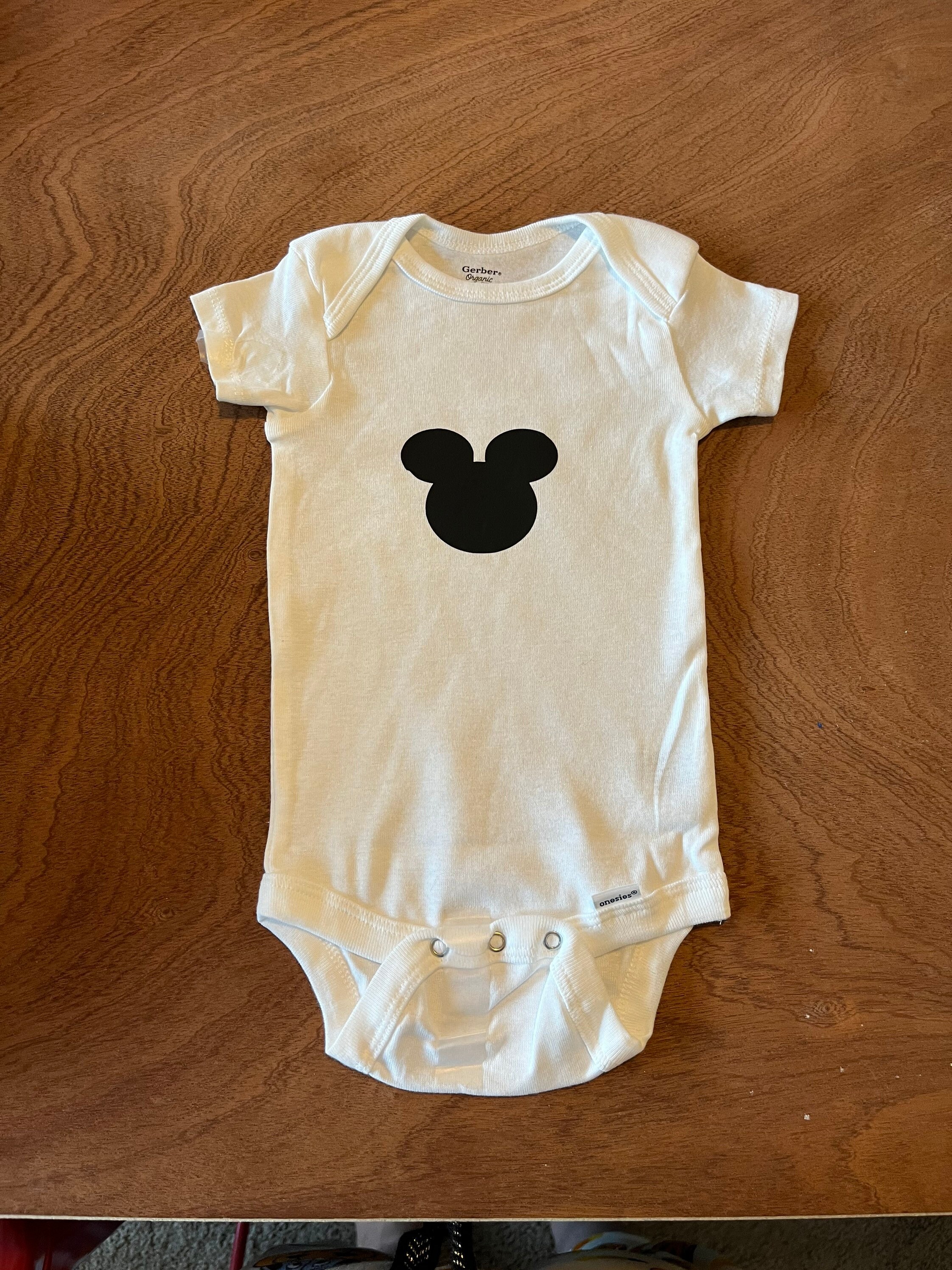 Mickey Mouse Baby Onesie - Etsy