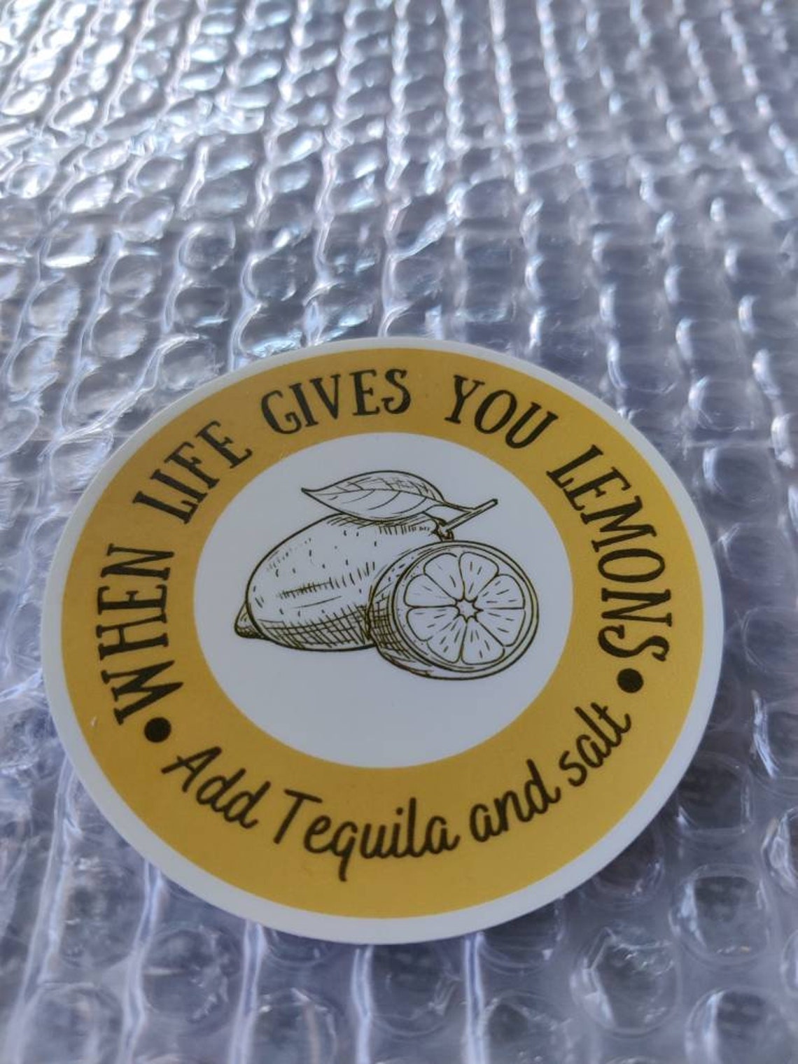 Tequila sticker alcohol themed vinyl sticker waterproof | Etsy