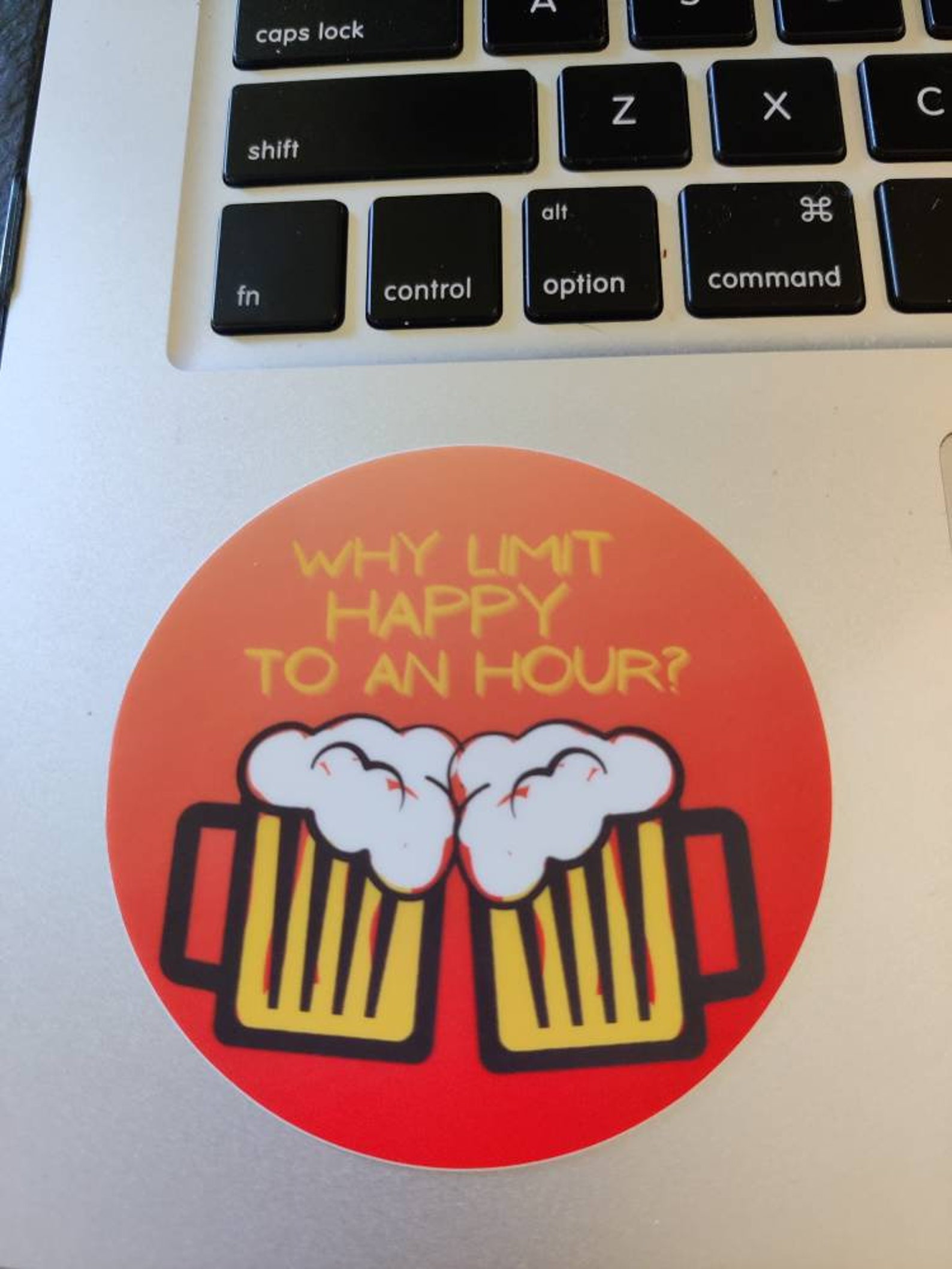 Happy Hour Vinyl Sticker Seer Sticker Sticker for Bar or Man - Etsy