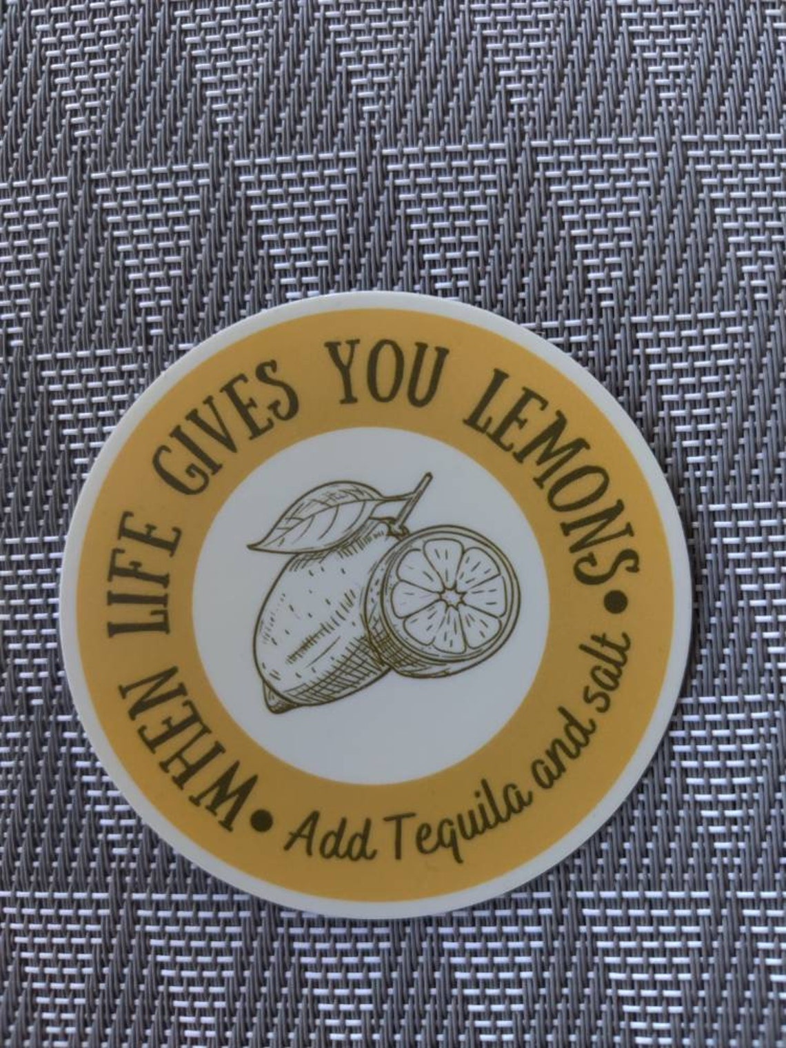 Tequila sticker alcohol themed vinyl sticker waterproof | Etsy