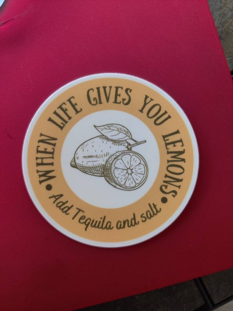 Tequila Sticker Alcohol Themed Vinyl Sticker Waterproof - Etsy