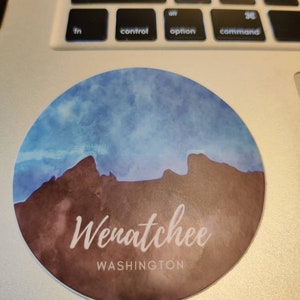 Wenatchee Washington Sticker: Saddlerock Matte Vinyl Decal - Etsy