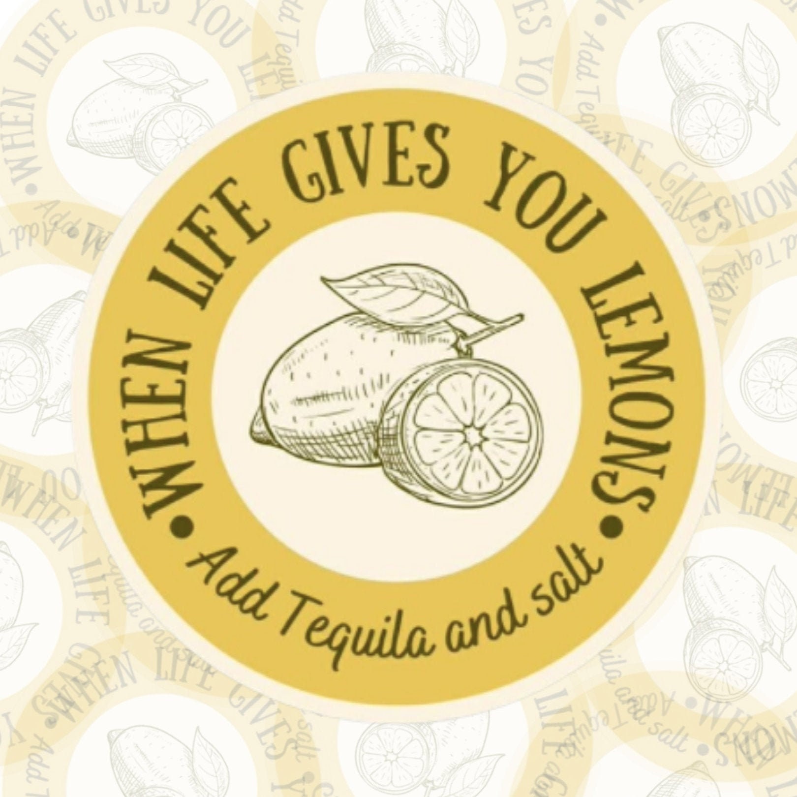 Tequila Sticker Alcohol Themed Vinyl Sticker Waterproof - Etsy