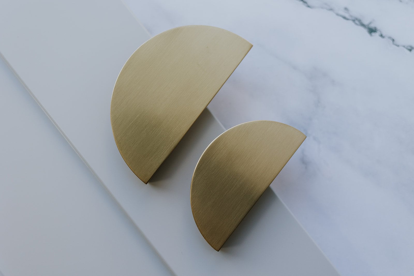 Brass Half Moon Handles Kitchen Handle Drawer Handle - Etsy