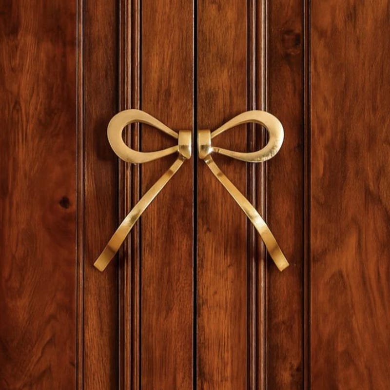 Bow Drawer Knob - Etsy
