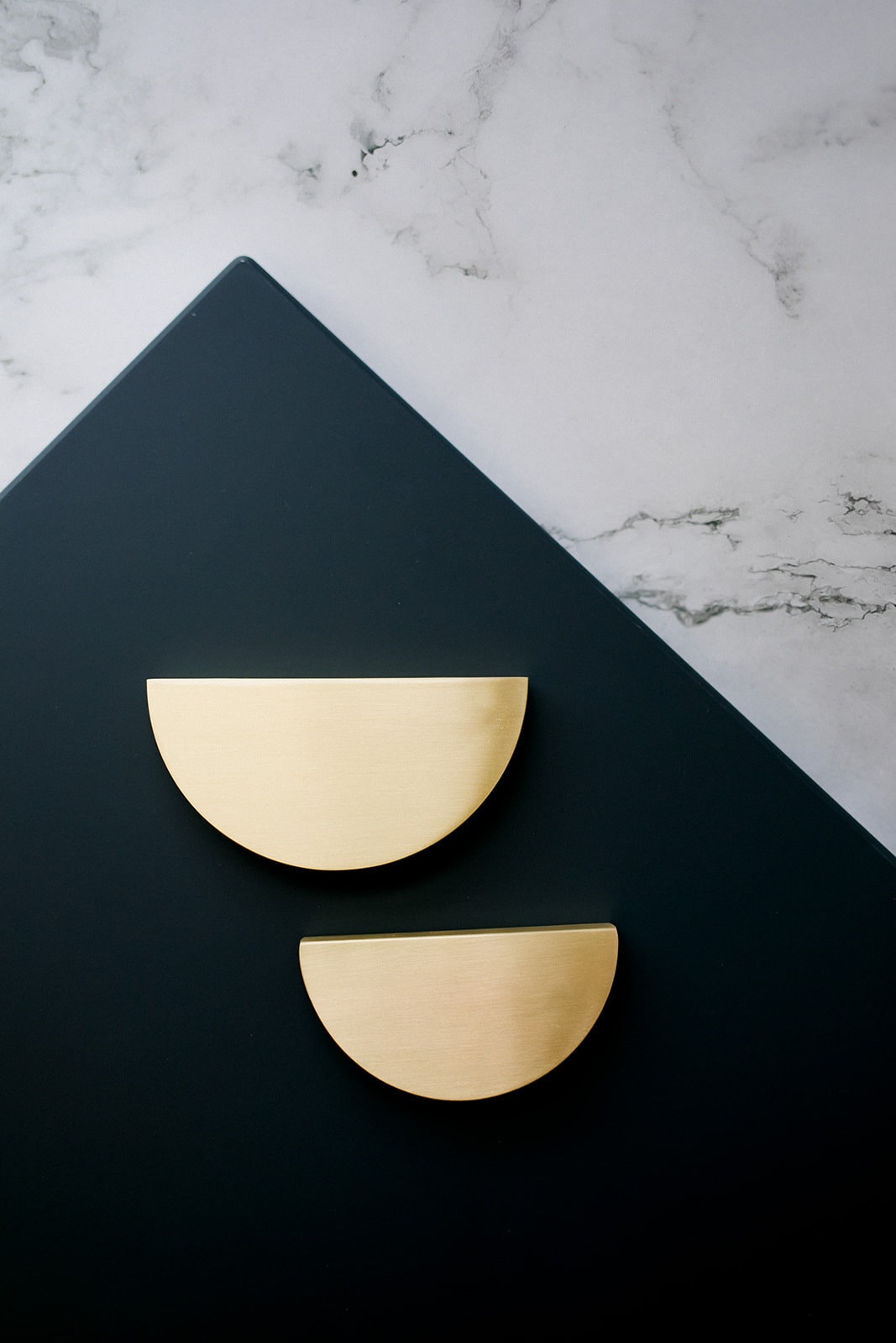 Brass Half Moon Handles Kitchen Handle Drawer Handle - Etsy