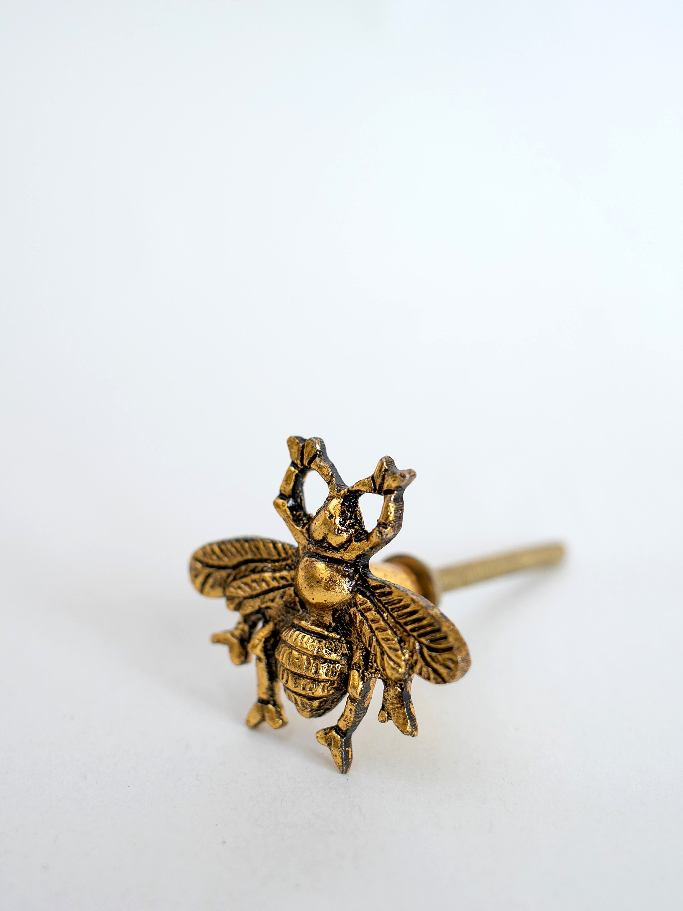 Bumble Bee Drawer Knob Rose Gold Pink Gold Silver | Etsy UK