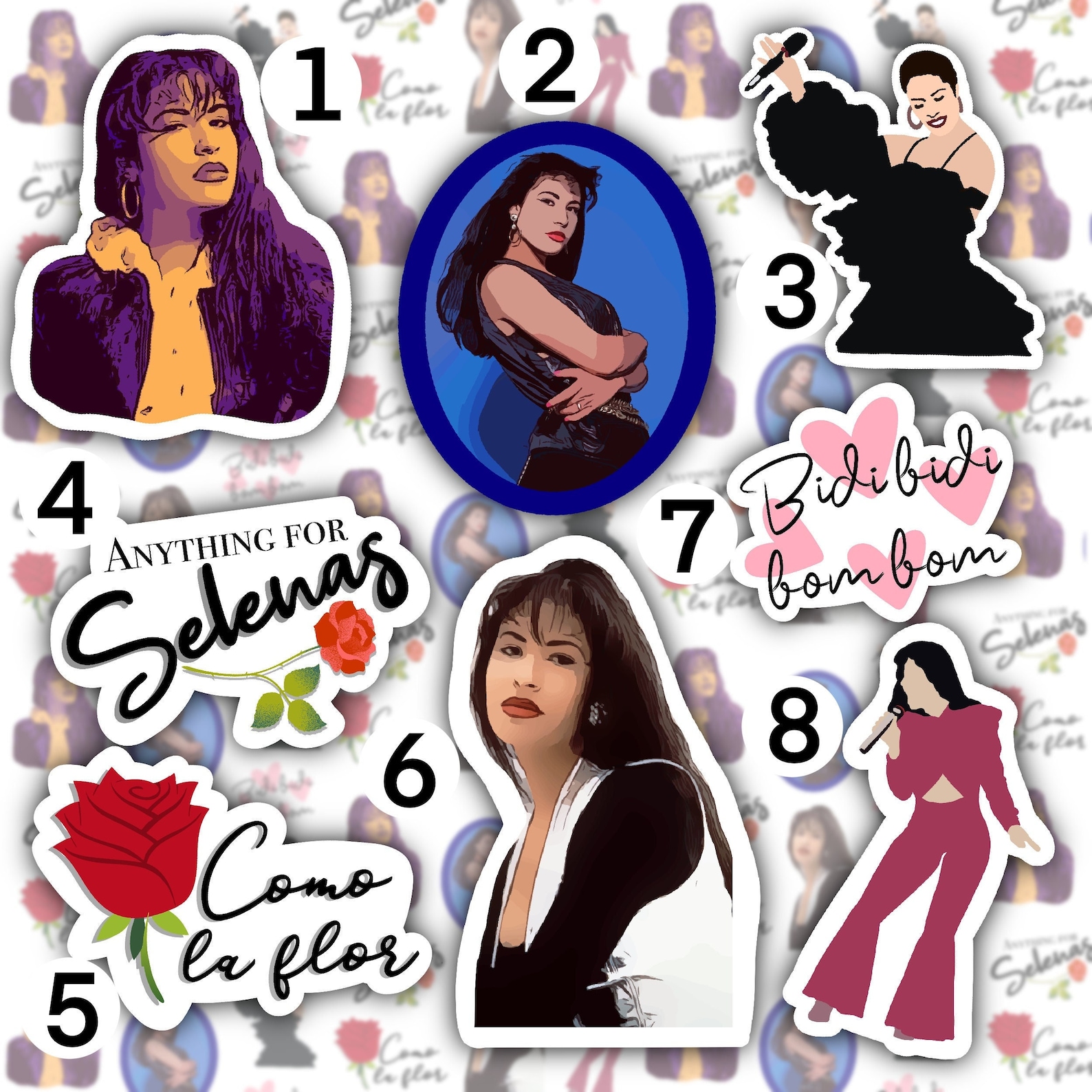 Selena Quintanilla Die Cut Water Resistant Sticker - Etsy