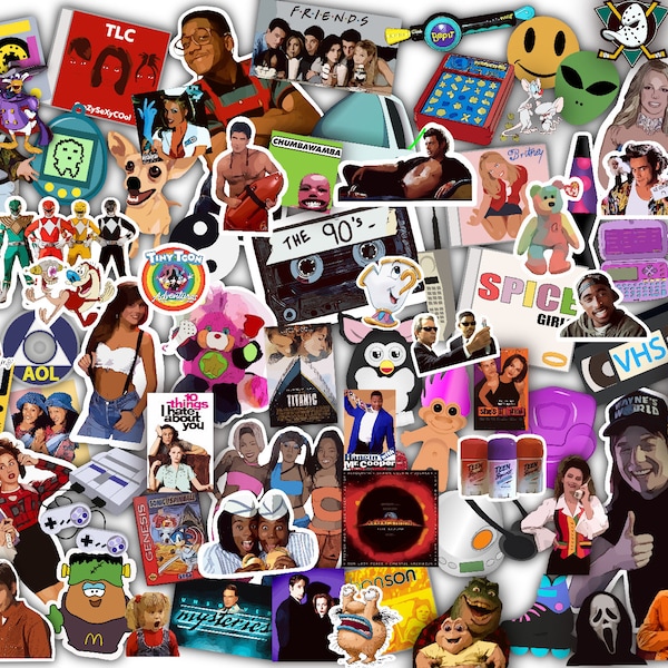 90s Stickers - Etsy