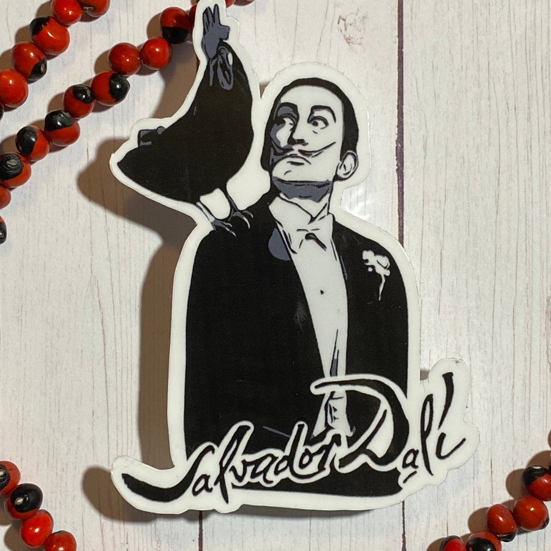 Dali and Rooster 3 Die Cut Water Resistant Sticker - Etsy