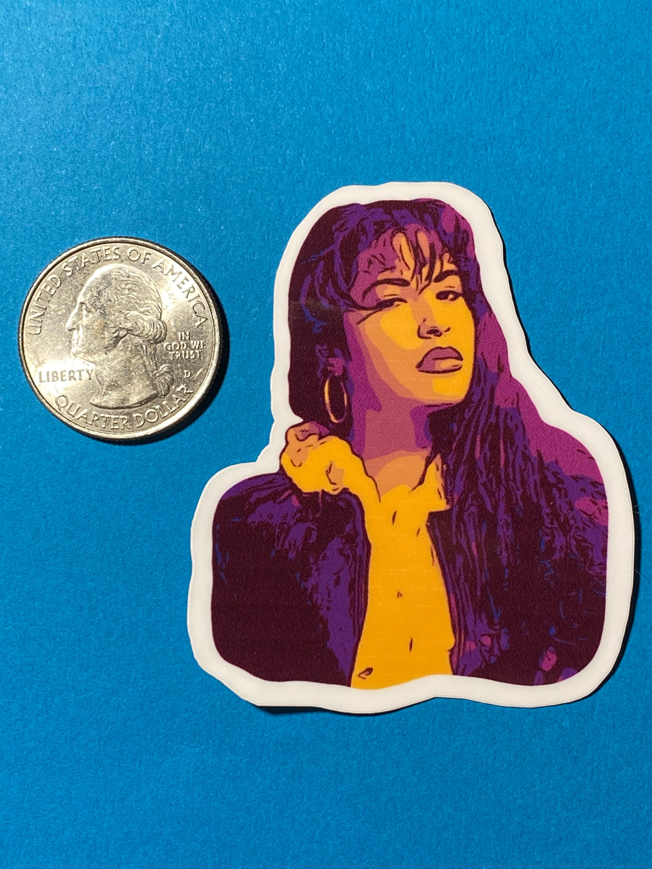 Selena 3 Die Cut Water Resistant Sticker | Etsy
