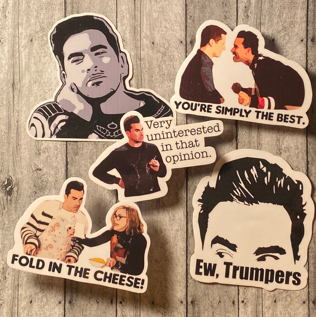 Schitt’s Creek / David Rose - 3” Die Cut Water Resistant Sticker - Etsy
