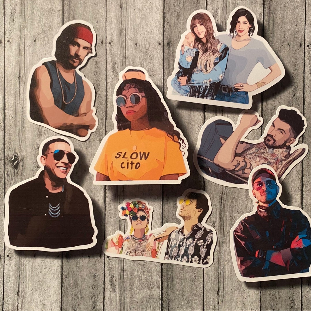 Famous Spanish Speakers/latinos2 - Die Cut Water Resistant Sticker - Etsy