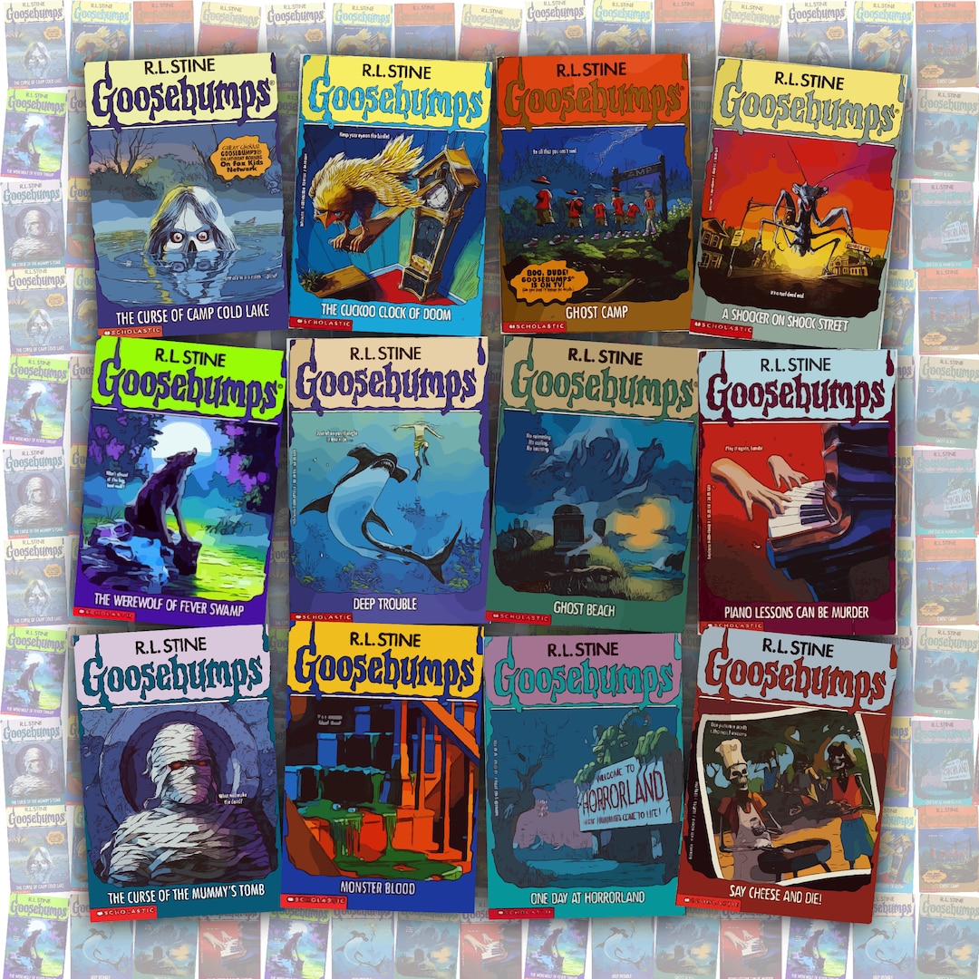 STICKER Goosebumps Scary Stories 90s Book Horror Halloween - 2.5” Die ...
