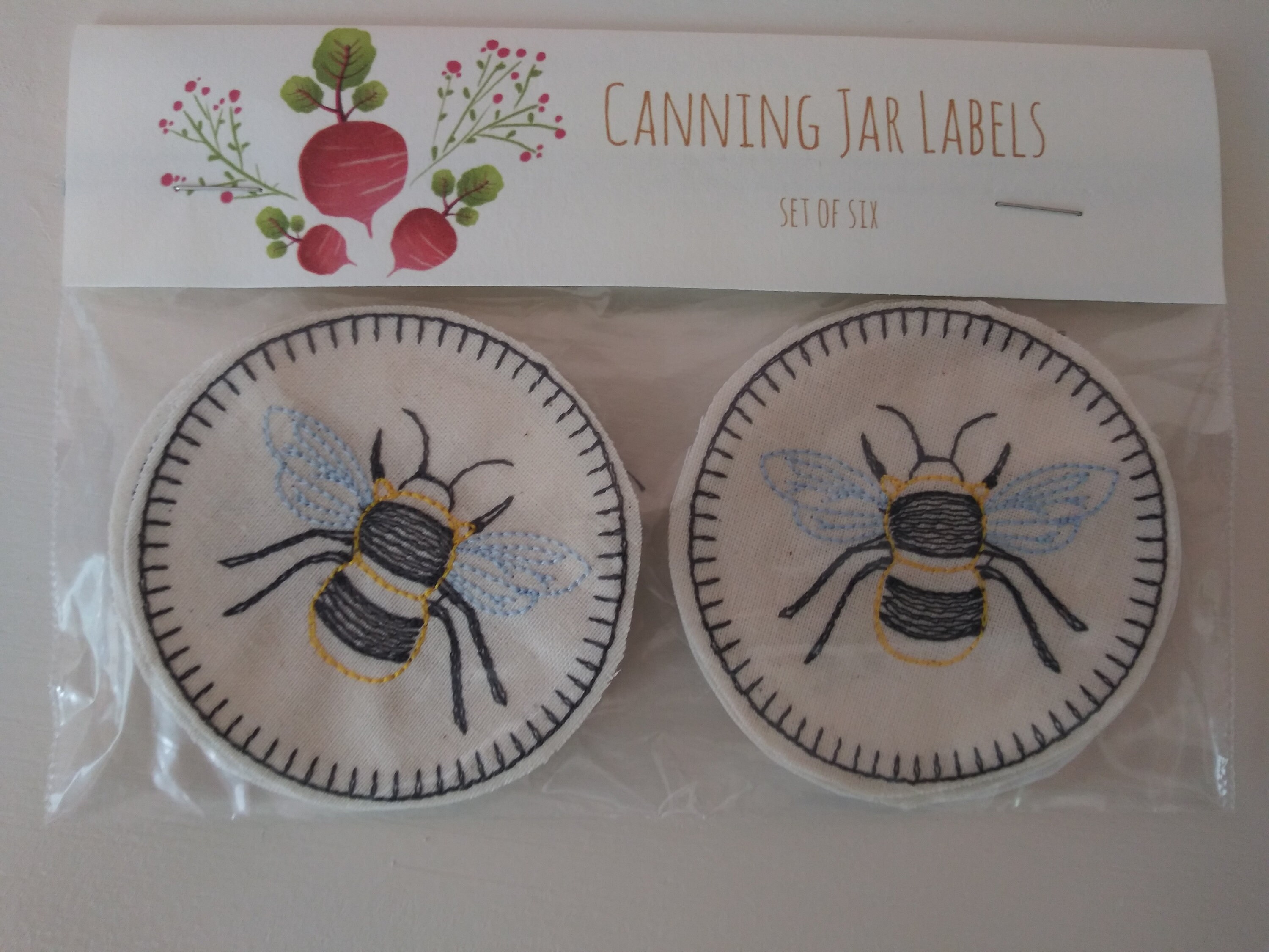 Honey Bee Mason Jar Label, Honey Bee Canning Jar Cover, Honey Bee Ball ...