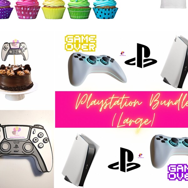 Playstation 5 Controller Shaker Light up Cake Topper Perfect for Gaming ...