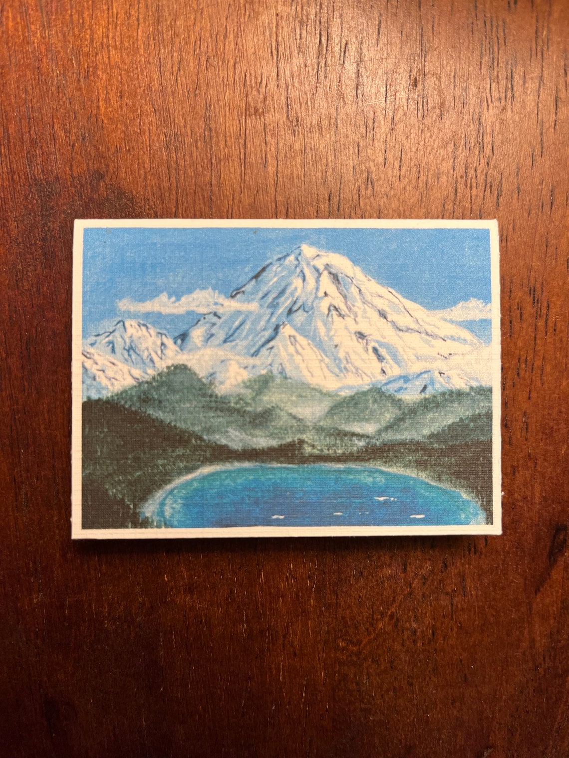 Rainier 3x2.25” Watercolor Print Cards Set of 10 - Etsy