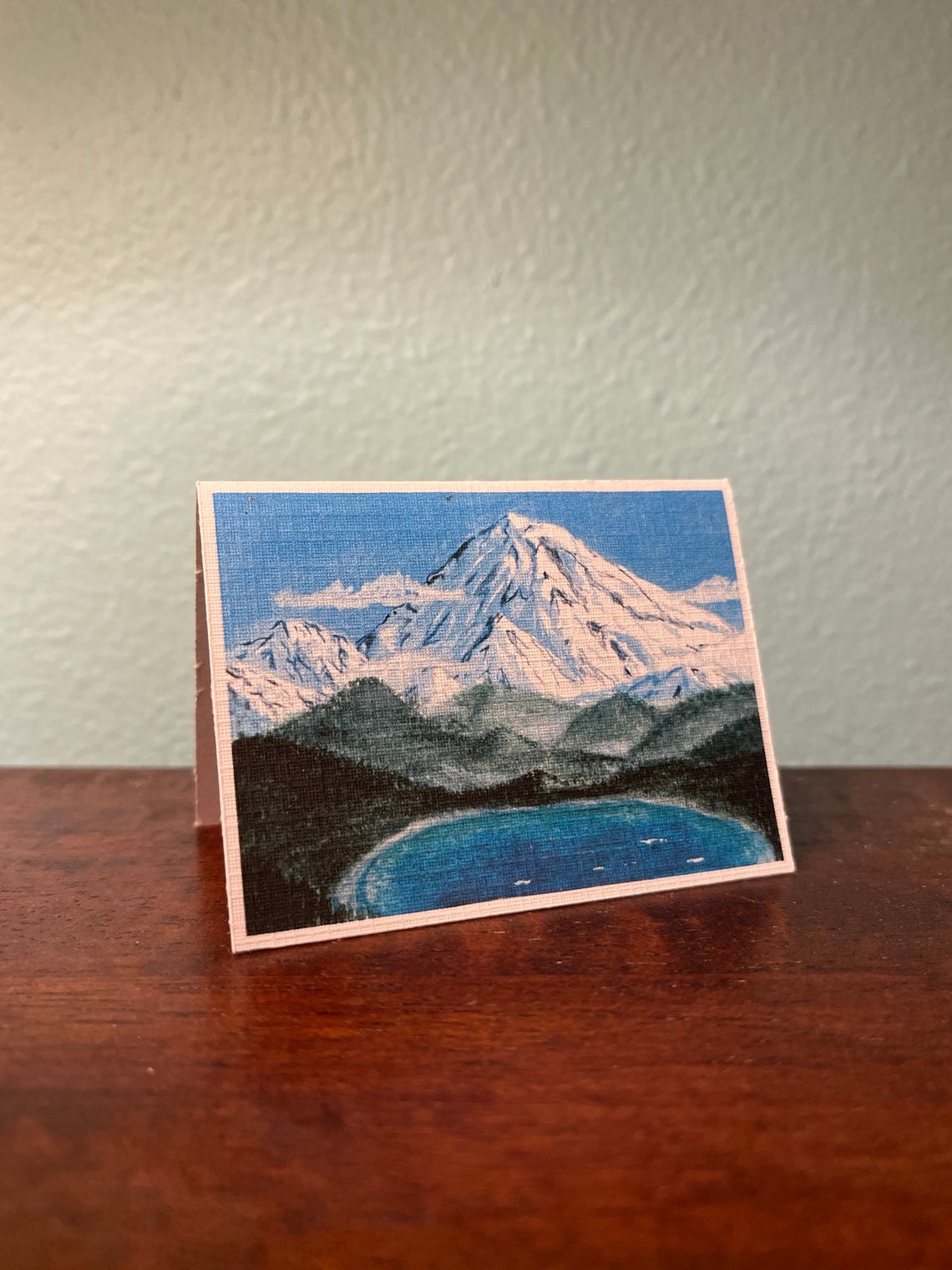 Rainier 3x2.25” Watercolor Print Cards Set of 10 - Etsy
